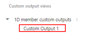 Custom output views | Oasys GSA Documentation