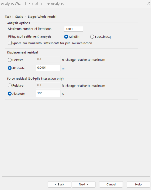 Raft analysis | Oasys GSA Documentation