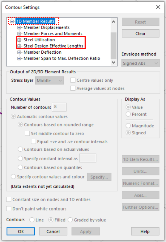 Steel design | Oasys GSA Documentation